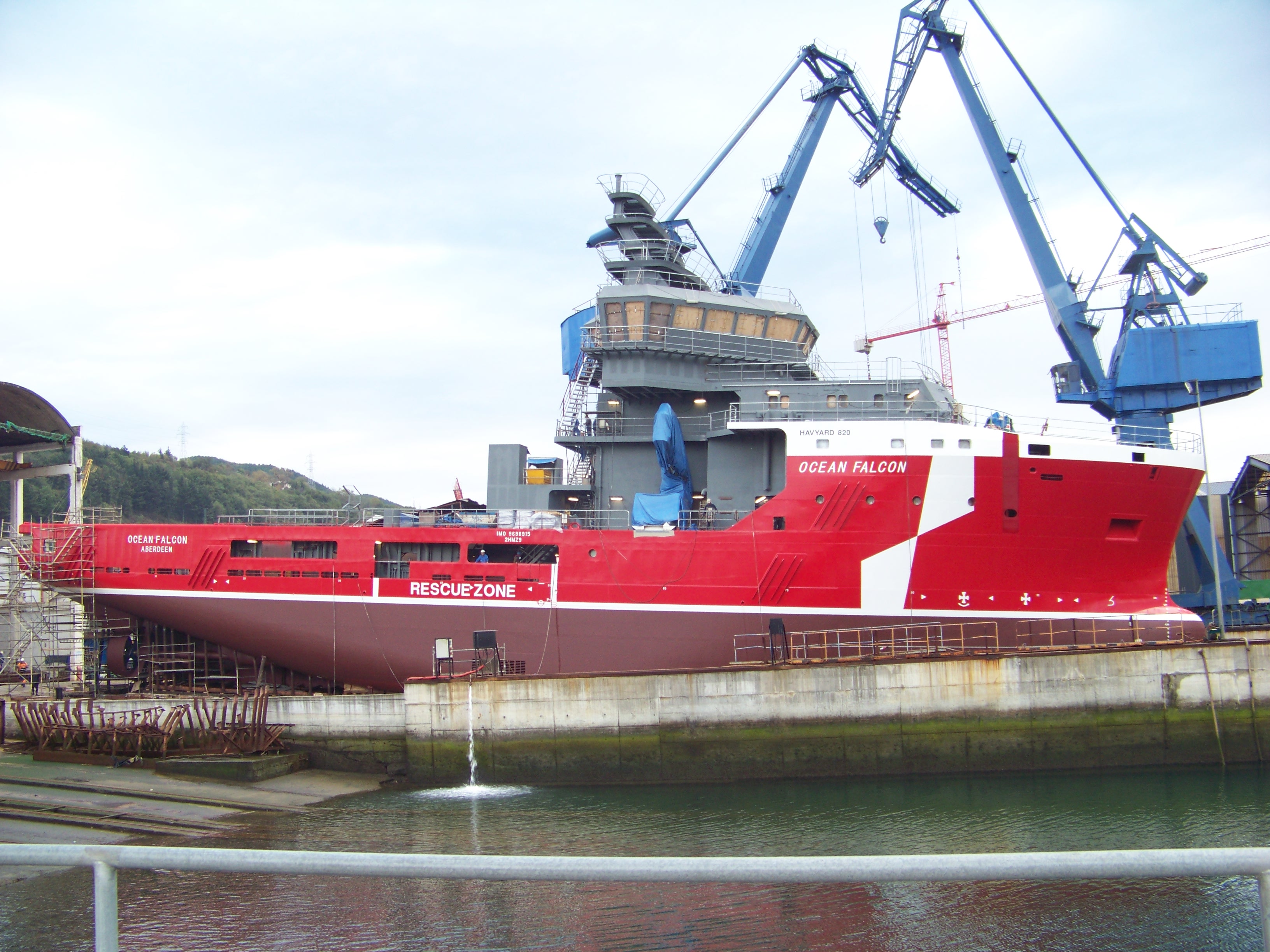Zamakona bota el Ocean Falcon | Revista Ingeniería Naval