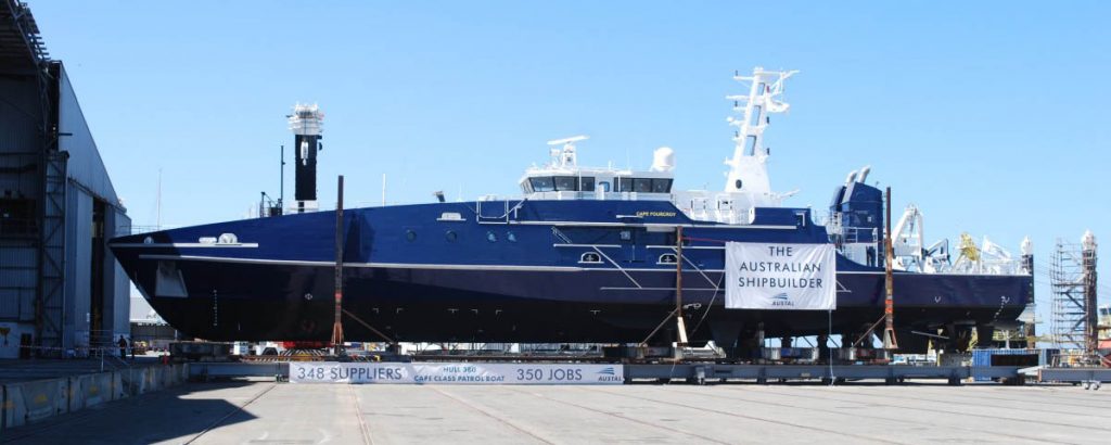 Entregado el ADV Cape Fourcroy - IngenierosNavales