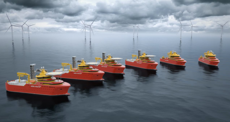 Diseño de la flota de Edda Wind